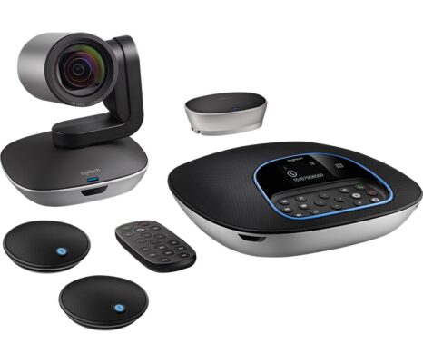 Sistema de videoconferencia Logitech GROUP BUNDLE (+ 2 Micrófonos ...